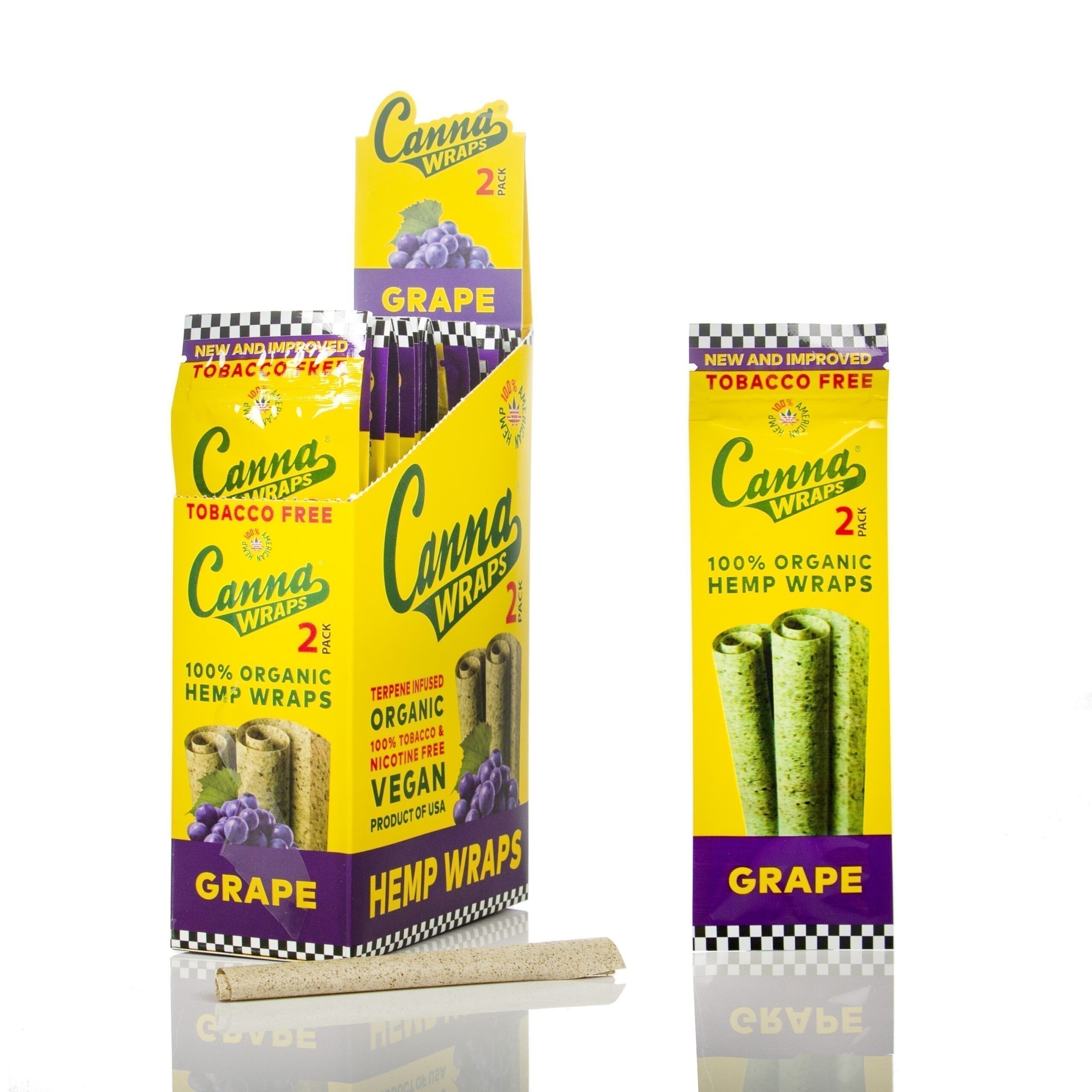 Canna WRAPS - Organic Hemp Wraps 雪茄皮 [萜烯+] 2入 | 罌粟花園